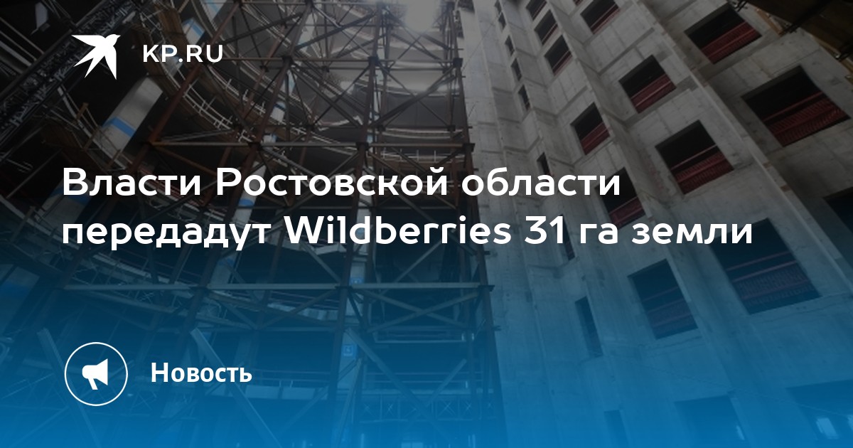 Власти Ростовской области передадут Wildberries 31 га земли - KP.RU